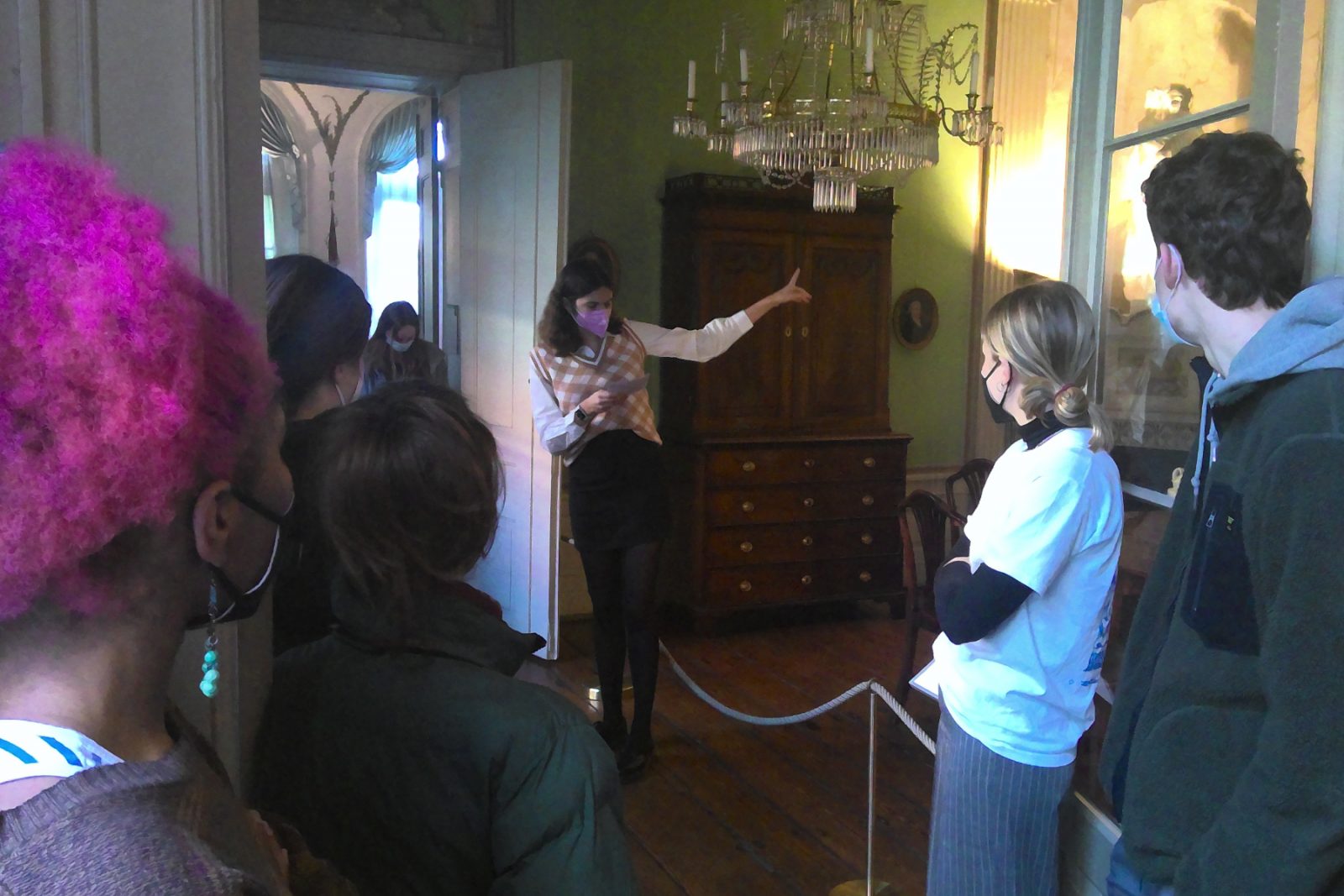 Letzte Gelegenheit genutzt! Französischkurs besucht das Behnhaus kurz ...