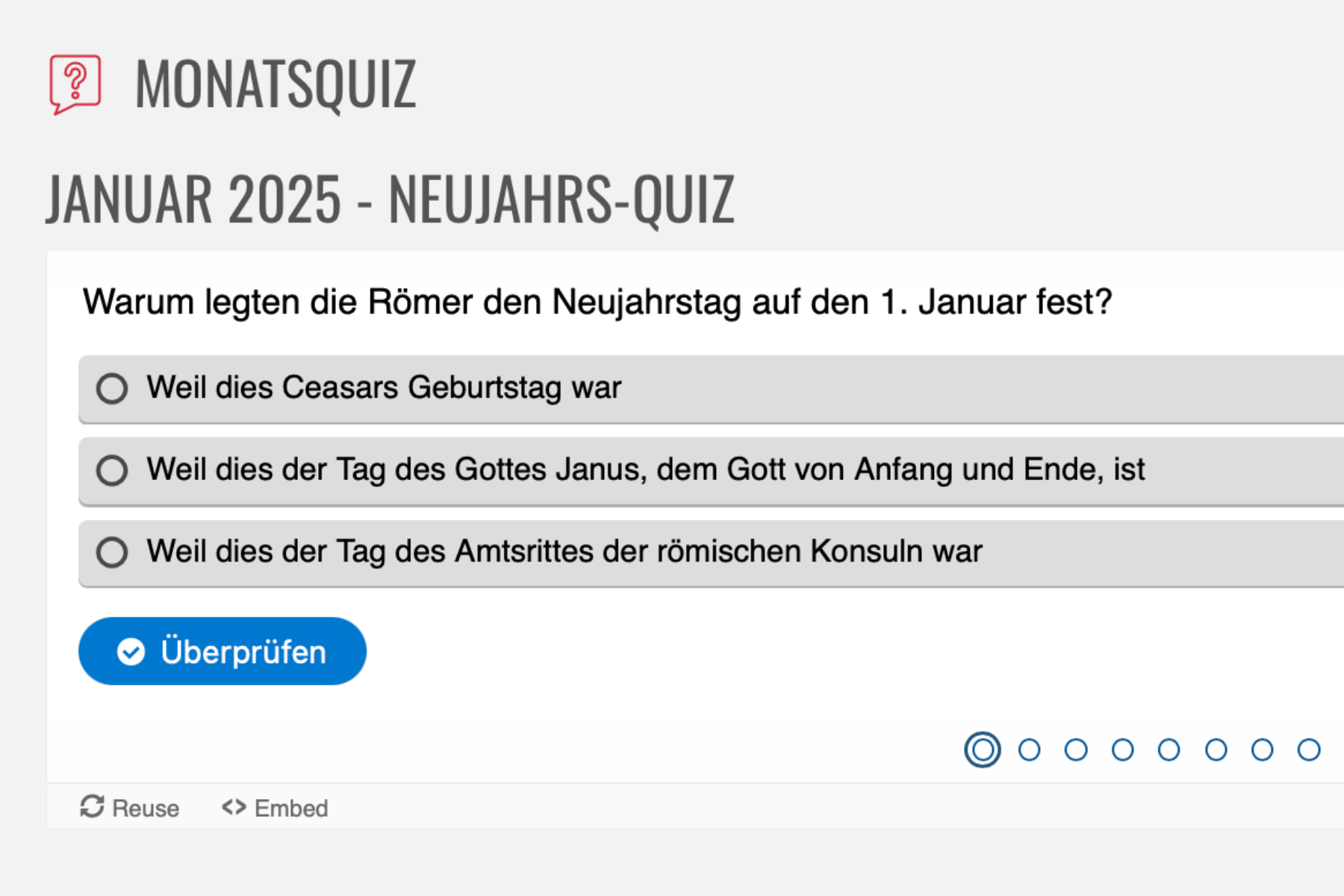 Frohes neues Jahr - 2025 kann mit neuem Quiz starten! – Katharineum zu ...